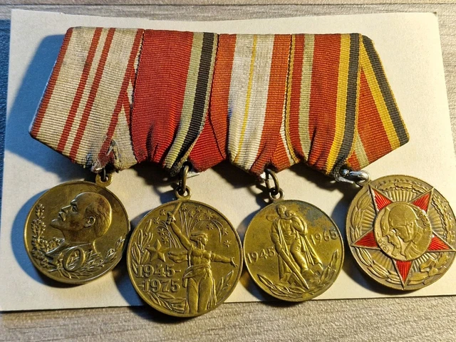 4ER ORDENSSPANGE UDSSR Sowjetunion Russisch, CCCP, WW2, Military EUR 39 ...