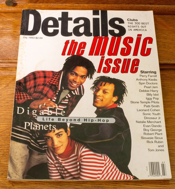 DETAILS MAGAZINE JULY 1993 - The Music Issue - Disable Planets, Evan ...