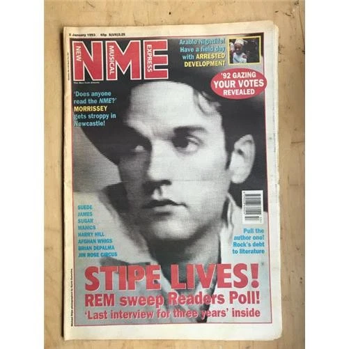 R.E.M. NME MAGAZINE January 2 1993 - Michael Stipe Cover With Interview ...