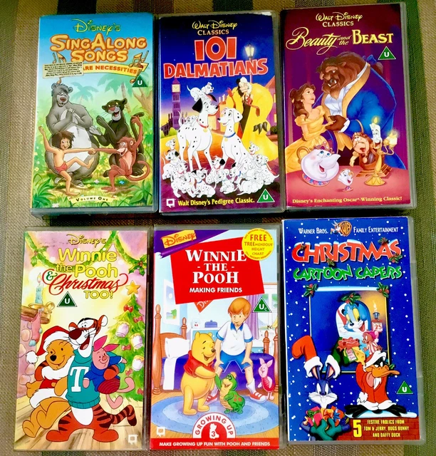 DISNEY VHS VIDEOS Bundle X 6 Different. Used But Vgc £10.50 - PicClick UK