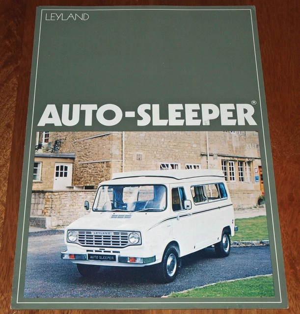 BROCHURE DE VENTE camping-car Leyland Sherpa 1800cc camping-car dépliant camping-car camping-car ...