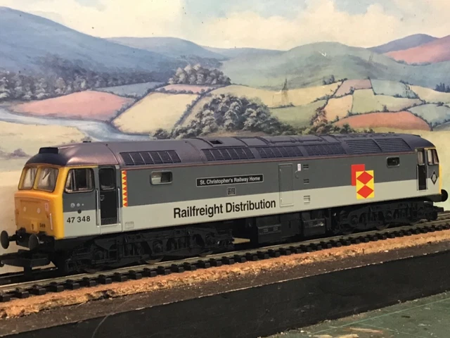 LIMA CLASS 47 Rfd livery. 47 348. ‘St Christopher’s Railway Home ...