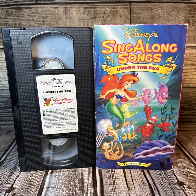 DISNEYS SING ALONG Songs - The Little Mermaid: Under the Sea (VHS, 1990 ...