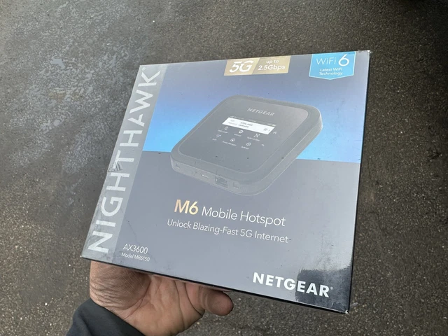 NETGEAR NIGHTHAWK M6 Pro 5G Mobile Hotspot Router (MR6500) $600.00 ...