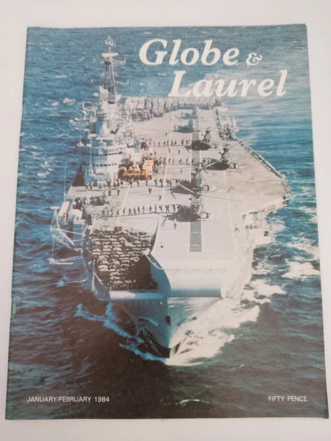 GLOBE&LAUREL ROYAL MARINES jan/FEB 1984 hms hermes, cockeshell memorial ...