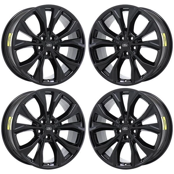 20& FORD EXPLORER Gloss Black Exchange Wheels Rims Factory Oem 10268 ...