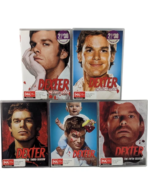 DEXTER COMPLETE SERIES Season 1 2 3 4 5 DVD Set Region 4 PAL $16.99 ...