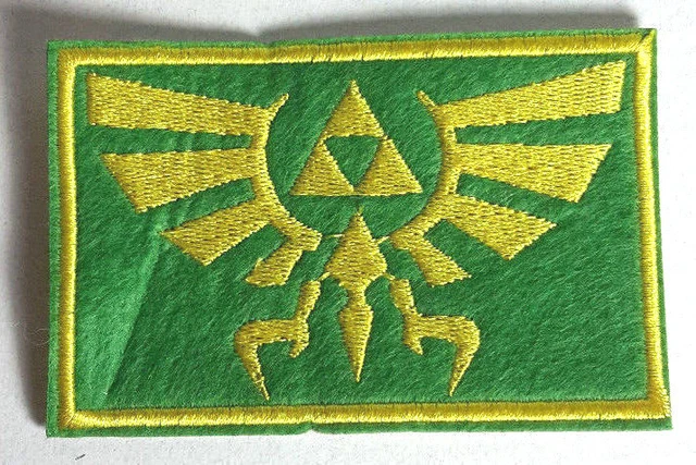 LEGEND OF ZELDA Hyrule's Royal Crest Green Logo 3.5" Patch-USA Mailed ...