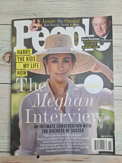 PEOPLE MAGAZINE MARCH 17, 2025 the Megahan Interview - Gene Hackman ...