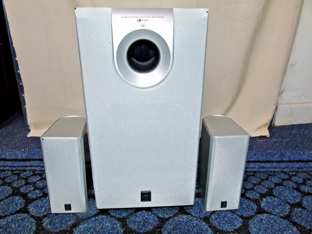 YAMAHA SW-P130 ACTIVE Subwoofer System 60W 230V YST Home Theater Bass ...