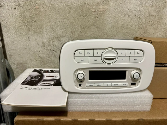 AUTORADIO STEREO ORIGINALE Smart ForTwo ForFour 453 FM BLUETOOTH AUX ...