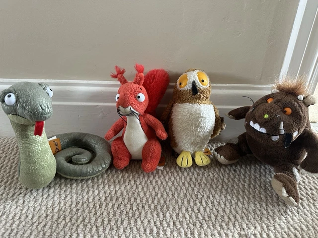 SET OF 4 Gruffalo Soft Toys Owl Snake Squirrel £21.23 - PicClick UK