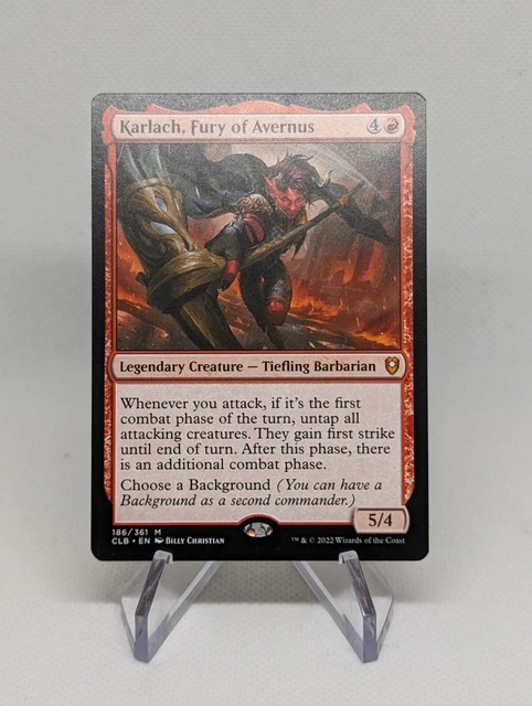 KARLACH, FURY OF Avernus - MTG Magic the Gathering - CLB $23.99 ...