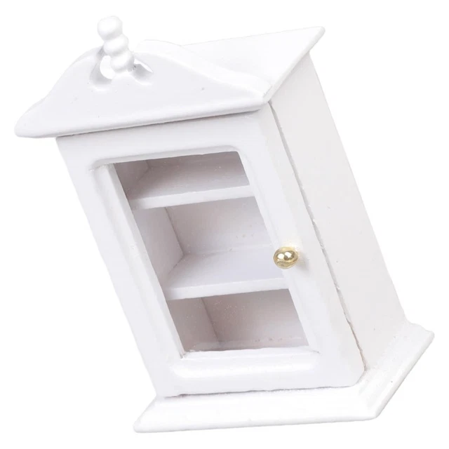 1/12 SCALE MINIATURE Bathroom Storage Cabinet with Mirror For ...