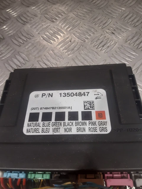 2011 VAUXHALL ASTRA J Bcm Modulo Controllo Corpo 13504847 EUR 175,02 ...