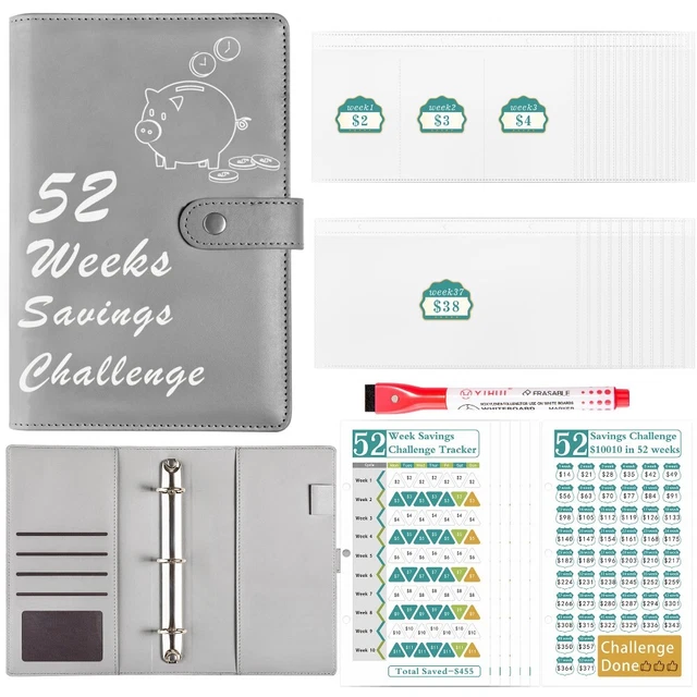 52 WEEK ENVELOPE Challenge Savings Challenges Book for Planning and ...