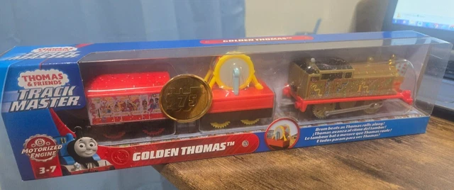 THOMAS & FRIENDS Trackmaster Golden Thomas - motorized engine $21.99 ...