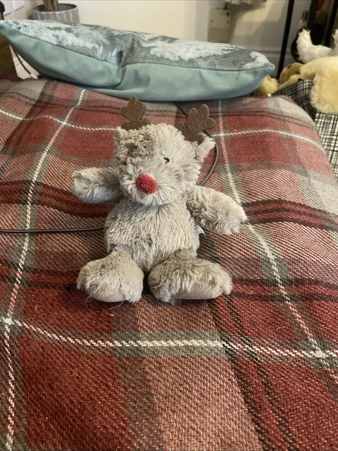 THE LITTLE WHITE Company Small Reindeer Plush Jellycat £9.00 - PicClick UK