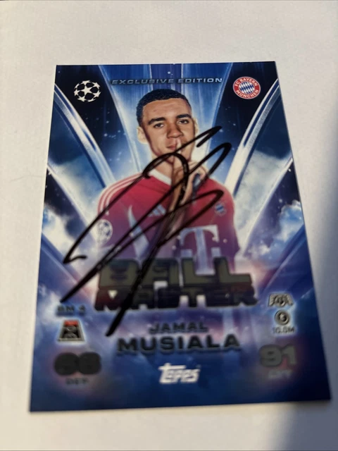 MATCH ATTAX 2026 Jamal Musiala Bayern Munchen Signed £0.99 - PicClick UK