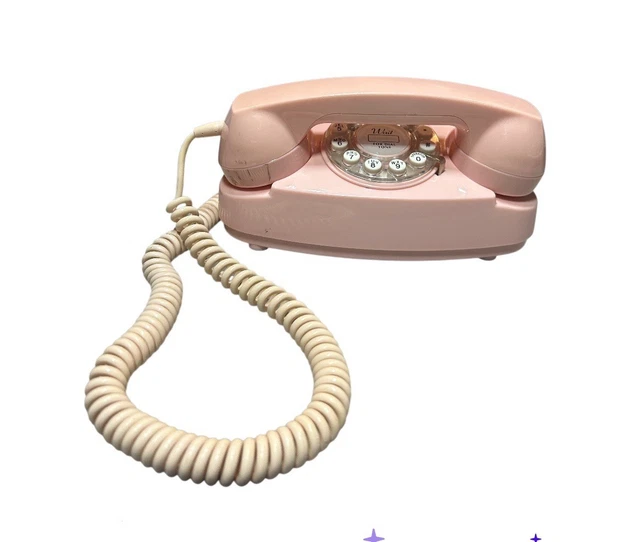 CROSLEY CR59 PINK Princess Corded Touchtone Push Button Rotary Style ...
