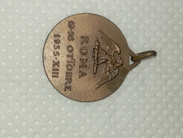 MEDAGLIA IV CONGRESSO Nazionale Studi Romani Roma Ottobre 1935 EUR 8,00 ...