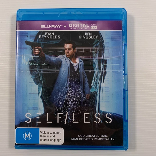SELF/LESS (BLU-RAY, 2015) Ben Kingsley Ryan Reynolds Region B £3.96 ...