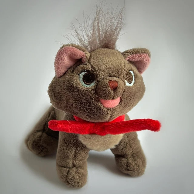 DISNEY STORE THE Aristocats Berlioz Kitten Cat Plush Soft Toy Teddy Red ...