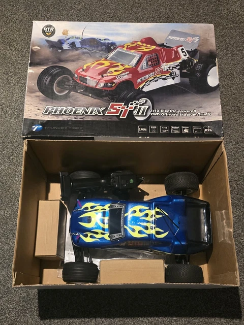 THUNDER TIGER PHOENIX ST II MINT BOXED 8000mAh LiPo & Charger 2WD Truck ...