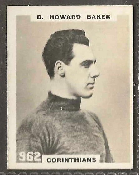 PINNACE FOOTBALL-PINNACE BACK-#0962- Corinthians - B. Howard Baker £4. ...