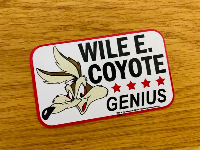 WILE E COYOTE Autocollant Sticker Oldschool Speed Comic Tuning ...