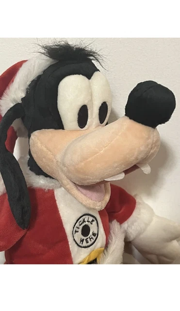 HALLMARK CHRISTMAS DISNEY Totally Ticklish Santa Goofy Animated 16 ...