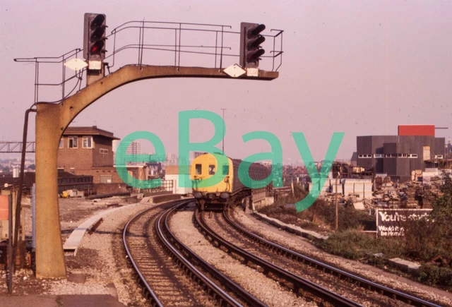 35MM RAILWAY SLIDE of SR EMU 5032 @ Clapham Junction Copyright to Buyer ...
