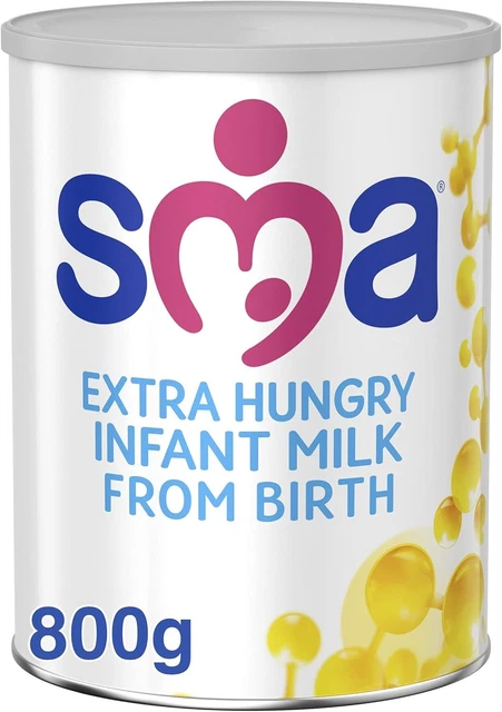 SMA EXTRA HUNGRY Infant Milk, From Birth, 800 g (Pack of 1) £22.24 ...
