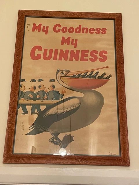 ORIGINAL GUINNESS GILROY advertising poster wall art 1939 £500.00 ...