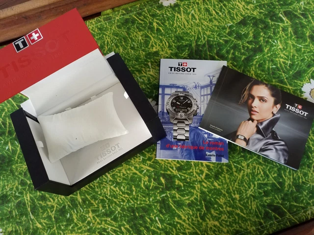 ECRIN COFFRET MONTRE Suisse TISSOT très bon état, catalogue, petit ...