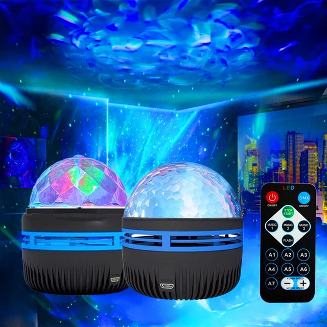 LED WATER RIPPLE projector northern lights projector galaxy projector ...