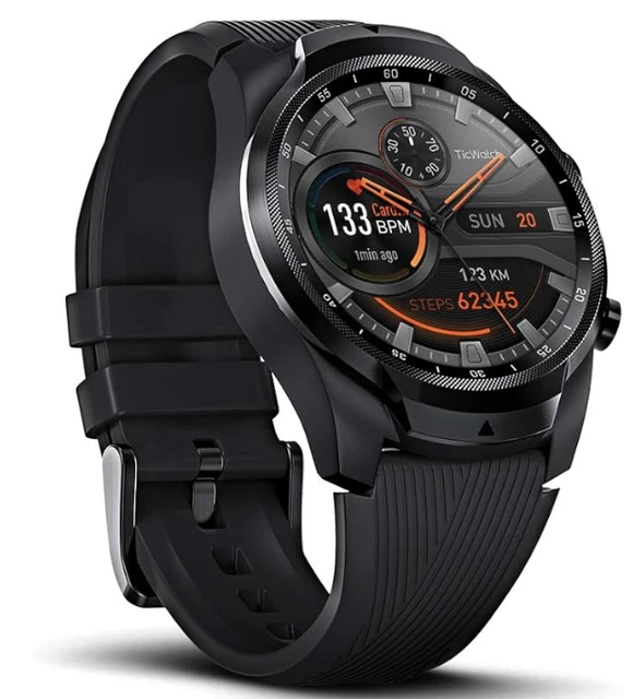 TICWATCH PRO 4G/LTE Smartwatch, 1G RAM Memory, Sleep Tracking, Swim ...