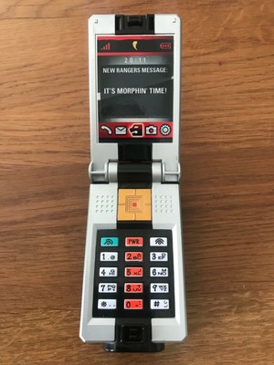 POWER RANGERS SUPER Samurai Flip Phone Morpher Working Sounds Bandai ...