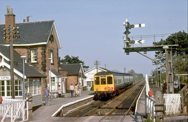 ORIGINAL 35MM SLIDE BR Class 110 DMU at Cattal +rights for use £3.99 ...