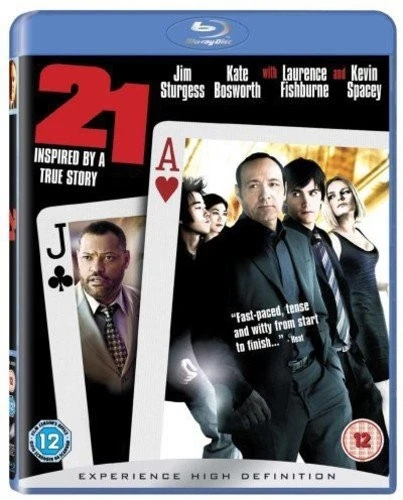 21 (BLU-RAY) AARON Yoo Jim Sturgess Kevin Spacey Kate Bosworth Liza ...