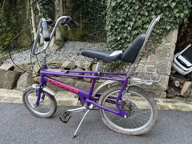 RETRO RARE THE Hot One Raleigh Chopper Bike / Vintage Bicycle/ purple ...