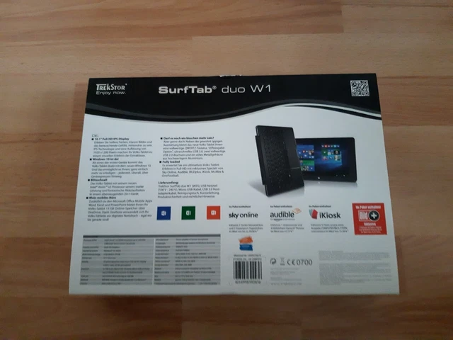 TREKSTOR SURFTAB DUO w1 10.1 WiFi Tablet Mit OVP EUR 129,00 - PicClick DE