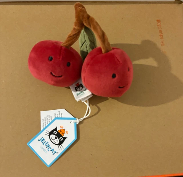 JELLYCAT FABULOUS CHERRY BNWT Genuine Retired Plush Toy £22.00 ...