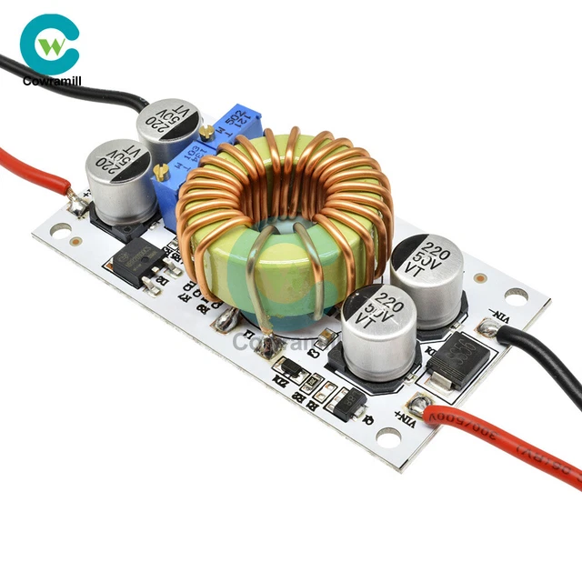 250W 10A STEP Up Boost Converter w/ Current Limiter for Arduino DIY ...