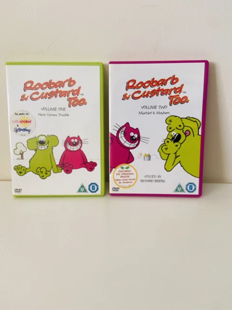 ROOBARB AND CUSTARD - Volumes 1 And 2 (DVD, 2006) £9.99 - PicClick UK