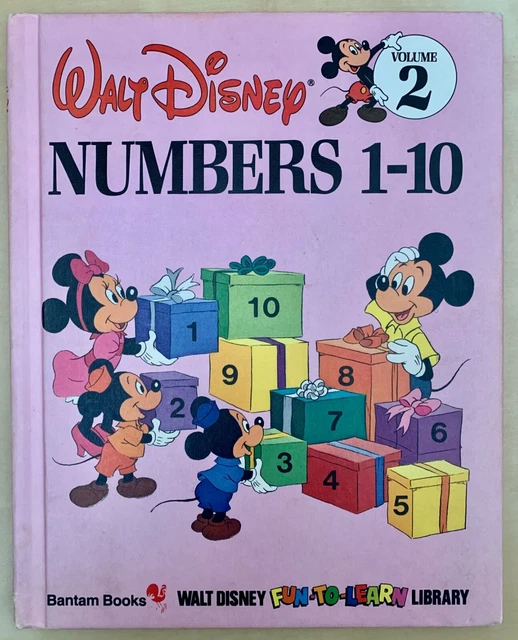 NUMBERS 1-10 (WALT Disney Fun-To-Learn Library, Volume 2) $8.95 ...