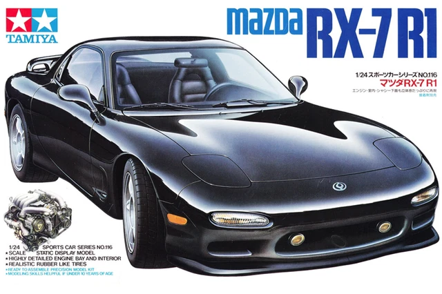 1:24 SCALE TAMIYA Mazda RX-7 R1 FD3S Model Kit £29.99 - PicClick UK