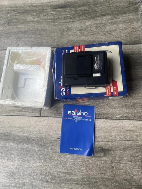 VINTAGE SAISHO PS99 Walkman Personal Stereo Cassette Tape Player £25.00 ...