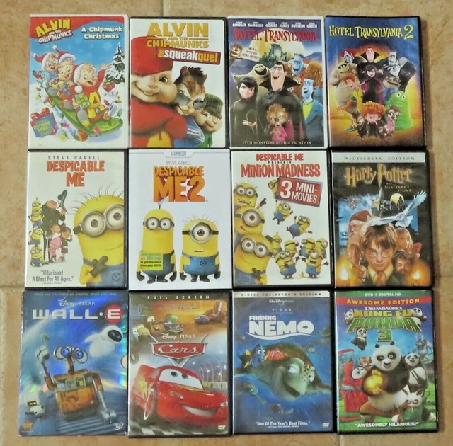 DISNEY PIXAR DREAMWORKS Cars WallE Finding Nemo Hotel Transylvania Lot ...