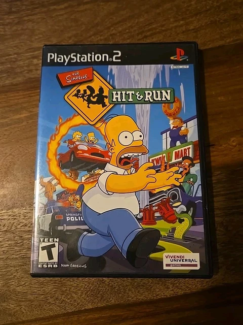 THE SIMPSONS: HIT & Run PlayStation 2 2003 PS2 avec livret jeu vidéo ...